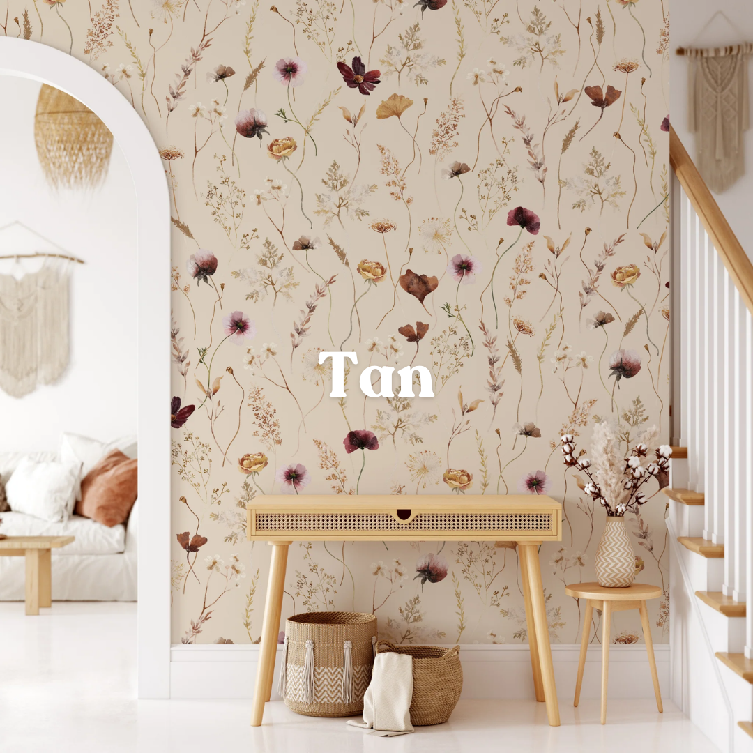 Tan Wallpaper | Warm Neutral Designs | Wall Blush